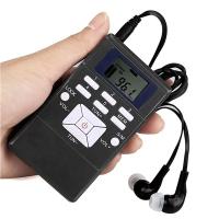 China Factory FM Radio Station Receptor Broadcast Digital Mini Small Pocket Stereo Design 60-108MHZ AM FM Portable Radio for Event for sale