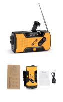 China OEM Emergency Solar Radio with Crank FM/Am/SW , LED Flashlight, USB Mobile Charger, Rechargeable Battery 5000mah Radio for sale