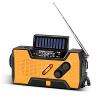 China OEM Emergency Solar Radio with Crank FM/Am/SW , LED Flashlight, USB Mobile Charger, Rechargeable Battery 5000mah Radio for sale