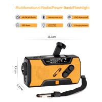 China OEM Emergency Solar Radio with Crank FM/Am/SW , LED Flashlight, USB Mobile Charger, Rechargeable Battery 5000mah Radio for sale