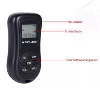 China Compact Mini FM Stereo Radio with Digital Display LCD Screen Radio Function for Large Conferences Made of Plastic for sale