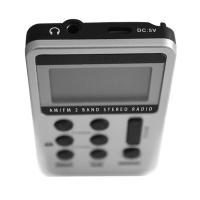 China Hot AM FM Portable Mini Pocket Radio with Clock Internet Radio Rechargeable Battery Built-in Speaker & Digital Tuning for sale
