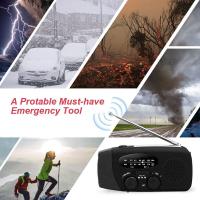 China Emergency SOS Alarm Portable AM FM WB Radio with Tyepe-C Poweredand Flashlight for sale