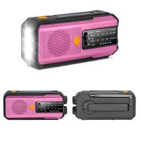 China USA Hot DAB AM/FM NOAA Weather Alert Emergency Radio with Clock Dynamo Flashlight Solar Internet Radio Plastic for sale