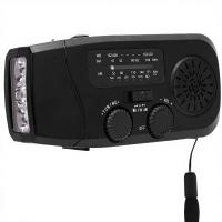 China Solar Hand Crank AM/FM Emergency Weather Alert Radio 3 Charging Methods IPX3 LED Light Camping Outdoors USB Power Bank 2000mah for sale