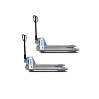 China CE Approval Stainless Steel Hand Pallet Truck , Hygienic 2000kg Pallet Truck for sale