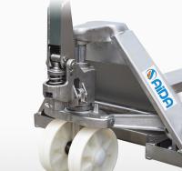 China Stainless Steel Pallet Jack 2000KG Load Capacity for sale