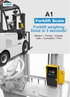 China High quality forklift Digital fork-lift weighing scale for sale