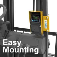 China Scales For Forklift Trucks System 5000kg  CE cetified Duplex Mast 3.5 Inch Panel forklift scale system for sale