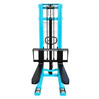 China Electric Walkie Manual Pallet Stacker Load 1 ton 1.6meter Hight for sale