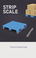 China Weighing Pallet Beam Scale 500kg Portable Aluminum Electronic pallet weighing scales for sale