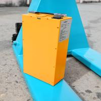 China 3-6 Feet Electric Pallet Jack Forklift 2500-3000 Lbs Load Capacity 24-36 Volts Battery Capacity for sale