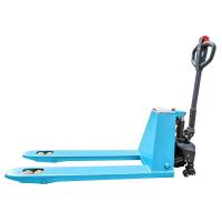 China 3-6 Feet Electric Pallet Jack Forklift 2500-3000 Lbs Load Capacity 24-36 Volts Battery Capacity for sale