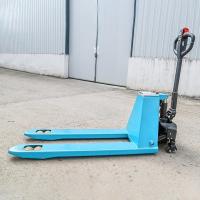 China Hand Held 2 Tonne Electric Pallet Truck Jack Forklift  DC Motor 190mm Lift Height for sale