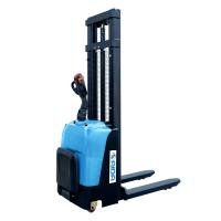 China Pedestrian Electric Powered Stacker , Energy Saving Small Electric Pallet Stacker warehouse pallet stacker for sale