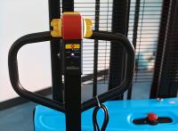 China Custom Electric Pallet Jack Stacker Forklift 1600mm Hight Pedestrian Power for sale