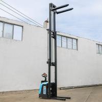 China Stand On Electric Stacker Forklift 1 Ton  Capacity Regenerative Braking for sale