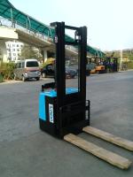 China Stand On Electric Stacker Forklift 1 Ton  Capacity Regenerative Braking for sale