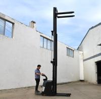 China ISO Certified Full Electric Stacker Forklift 1000kg  Capacity  With Reach battery operated forklift for sale