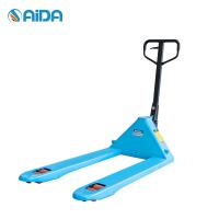 China 1150 x 180 mm Manual Hand Pallet Truck with Mechanical Steering for sale