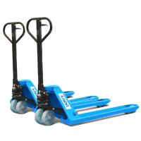 China Jack Manual Hand Pallet Truck hand pump operated lift truck Mover 190mm Lift Height With Polyurethane Wheels for sale
