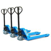 China Hydraulic Hand Manual High Lift Pallet Truck Jack 550mm Fork Width manual pump truck for sale