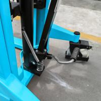 China Walking Type Manual Stacker Pallet Truck Forklift  4m Lift Height  Stacking for sale