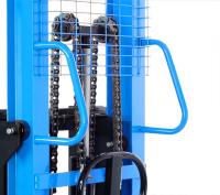 China Hand Operated Hydraulic Stacker 1ton for sale