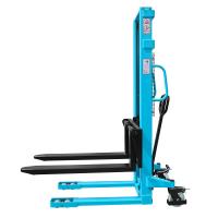 China High Strength Hand Manual Pallet Stacker Forklift 500kg  Electric for sale