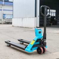 China Manual Hand Pallet Truck With Printer and digital pallet scale for sale