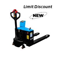 China CE Certified Hydraulic Li Ion Pallet Truck With Weighing Scale 750W Drive Motor for sale