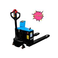 China CE Certified Hydraulic Li Ion Pallet Truck With Weighing Scale 750W Drive Motor for sale
