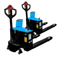 China CE Certified Hydraulic Li Ion Pallet Truck With Weighing Scale 750W Drive Motor for sale