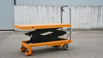 China Hydraulic Pallet Small Electric Scissor Lift Table Stationary  500kg Load Capacity mobile hydraulic lift platform for sale
