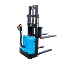 China Lead-Acid Battery Electric Stacker with 1.5 Ton Load Capacity and 3000mm Lift Height for sale