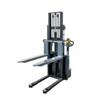 China Lead-Acid Battery Electric Stacker with 1.5 Ton Load Capacity and 3000mm Lift Height for sale
