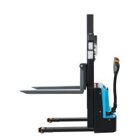 China Pedestrian Stand On Pallet Stacker full electric pallet stacker reach walkie stacker for sale