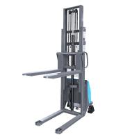 China Self Lifting Pallet Stacker 1.5ton for sale