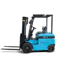 China Ride On  Electric Powered Forklift 3 Ton Capacity 48V Battery Energy Efficient electric ride on forklift for sale