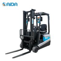 China Full Automatic 4 Wheel Electric Forklift Truck 2 Ton Battery Operated Convenient electric sit down forklift for sale