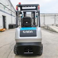 China Transpallet Electric Powered Forklift With Scale Four Wheel Type 4 wheel electric forklift truck for sale