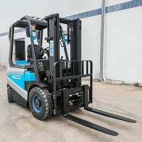 China Sit Down Electric Forklift 1.5 Ton 6000mm Lift Height  Logistics Distribution 4 wheel electric forklift for sale