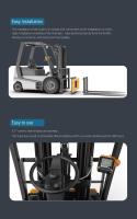China Counting  Lift Truck Scale , Forklift Load Weight Indicator 4500kg forklift fork scales for sale