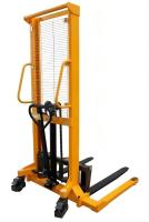 China Straddle Hand Pallet Stacker  , Manual Platform Stacker 1000kg for sale