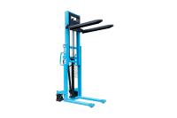 China High Strength Hand Manual Pallet Stacker Forklift 500kg  Electric for sale