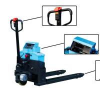 China Electric Powered Pallet Jack With 2 Ton Load Capacity And 500g Weighing Scale for sale