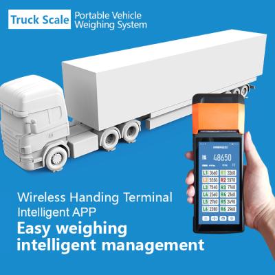 China Digital wireless truck scales aluminium alloy weigh pads load cell 20tons 80tons for sale