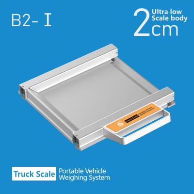 China Accurate Portable Truck Scale Weigh Pads with Wireless Printing Display Built-in Lithium Battery for sale