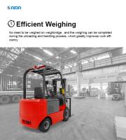 China Precision Digital Forklift Scales with 12-24V Working Voltage 0.1-5kg Optional Division and 1150mm Fork Length for sale