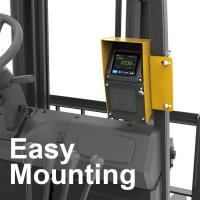 China 4ton Digital Forklift Scale with Ultimate Load 200% and No Structural Change Required - Customizable Onboard Weighing System for sale